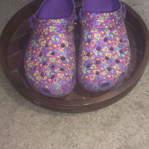 CROCS | Shoes | Limited Edition Classic Lisa Frank Clogs With Jibbitz ...